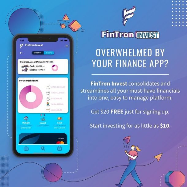 FinTron Invest Referral Bonus $20 Sign Up