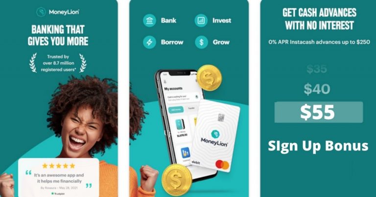 MoneyLion Promotions: $55 Sign Up Bonus And $55 Referral Bonus
