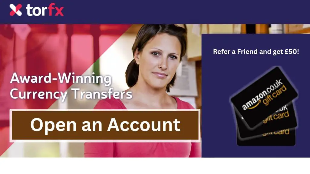TorFx Sign Up Bonus: Get £75 Sign up and £50 Refer