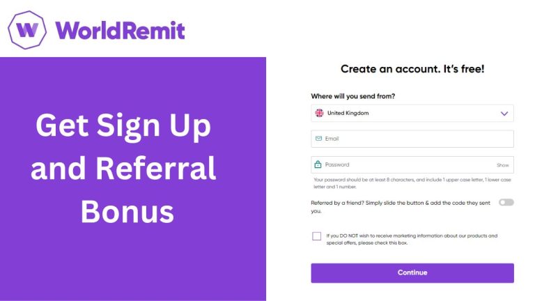 WorldRemit Sign Up Bonus: Get $30 to sign up and $30 to refer